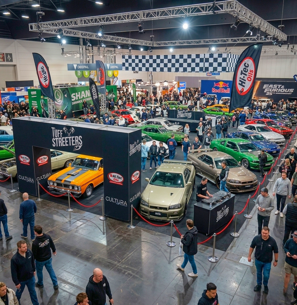 Hi-Tec Oils & Tuff Streeters at Melbourne Motor Show 2026